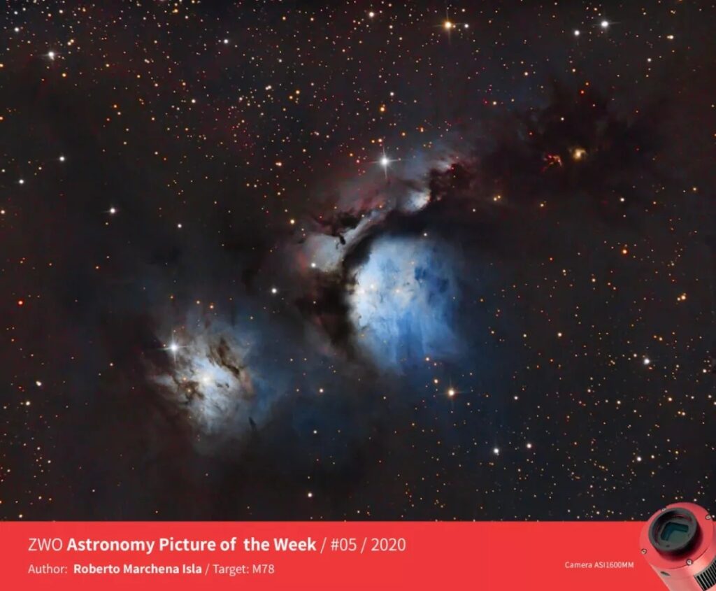 ZWO 2020年 ASIWEEK 天文摄影作品展 05期—M78猎户座反射星云 - ZWO 商城